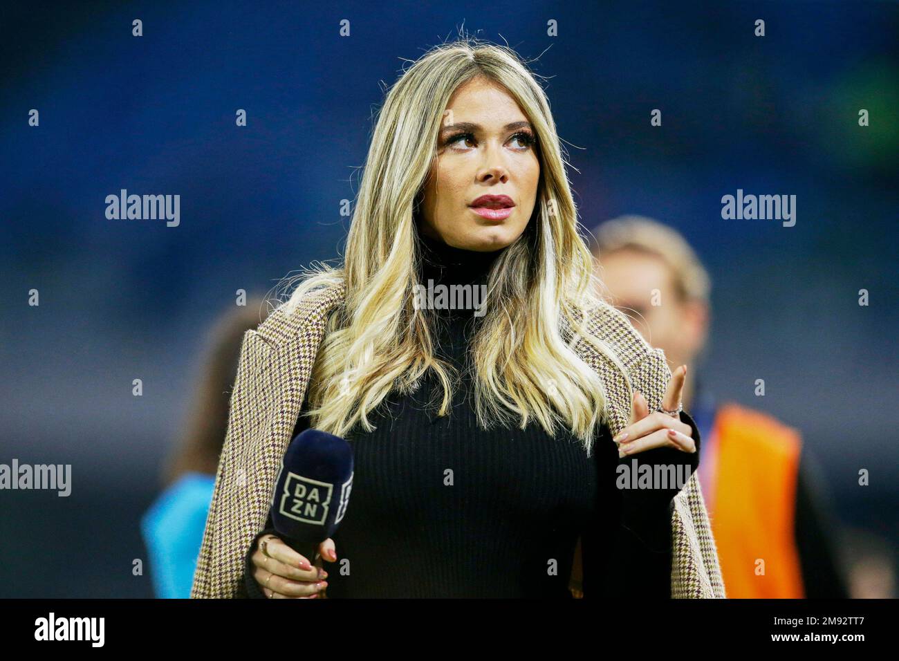 Diletta Leotta TV presenter DAZN during the Serie A football match ...