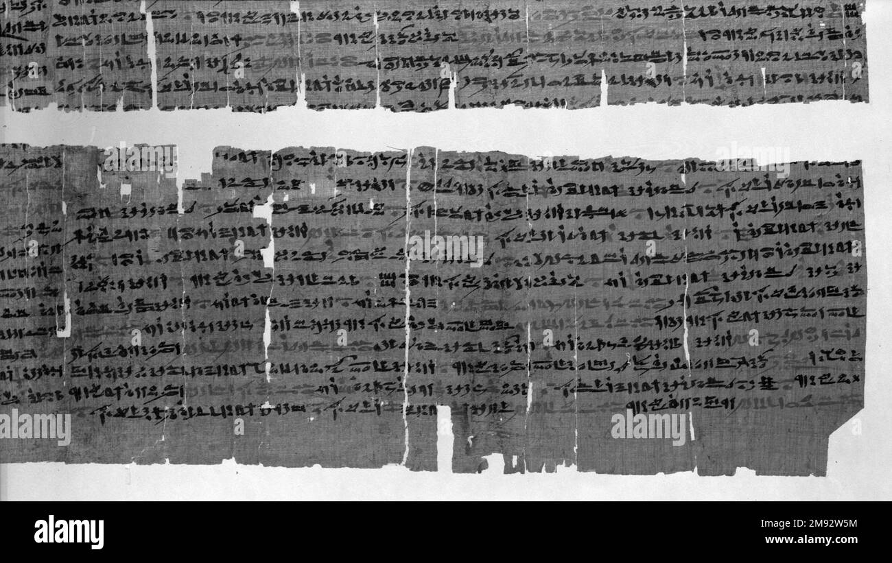 Snakebite Papyrus Snakebite Papyrus, 6th-4th century B.C.E. Papyrus ...