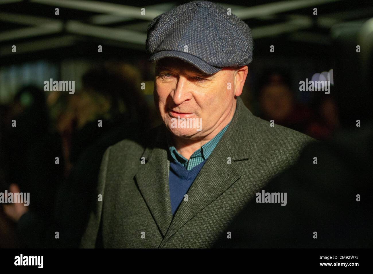London, England, UK. 16th Jan, 2023. RMT Union General Secretary MICK ...