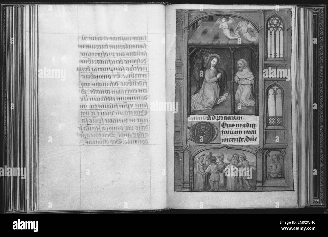 Manuscript culture of early 16th century europe Black and White Stock ...