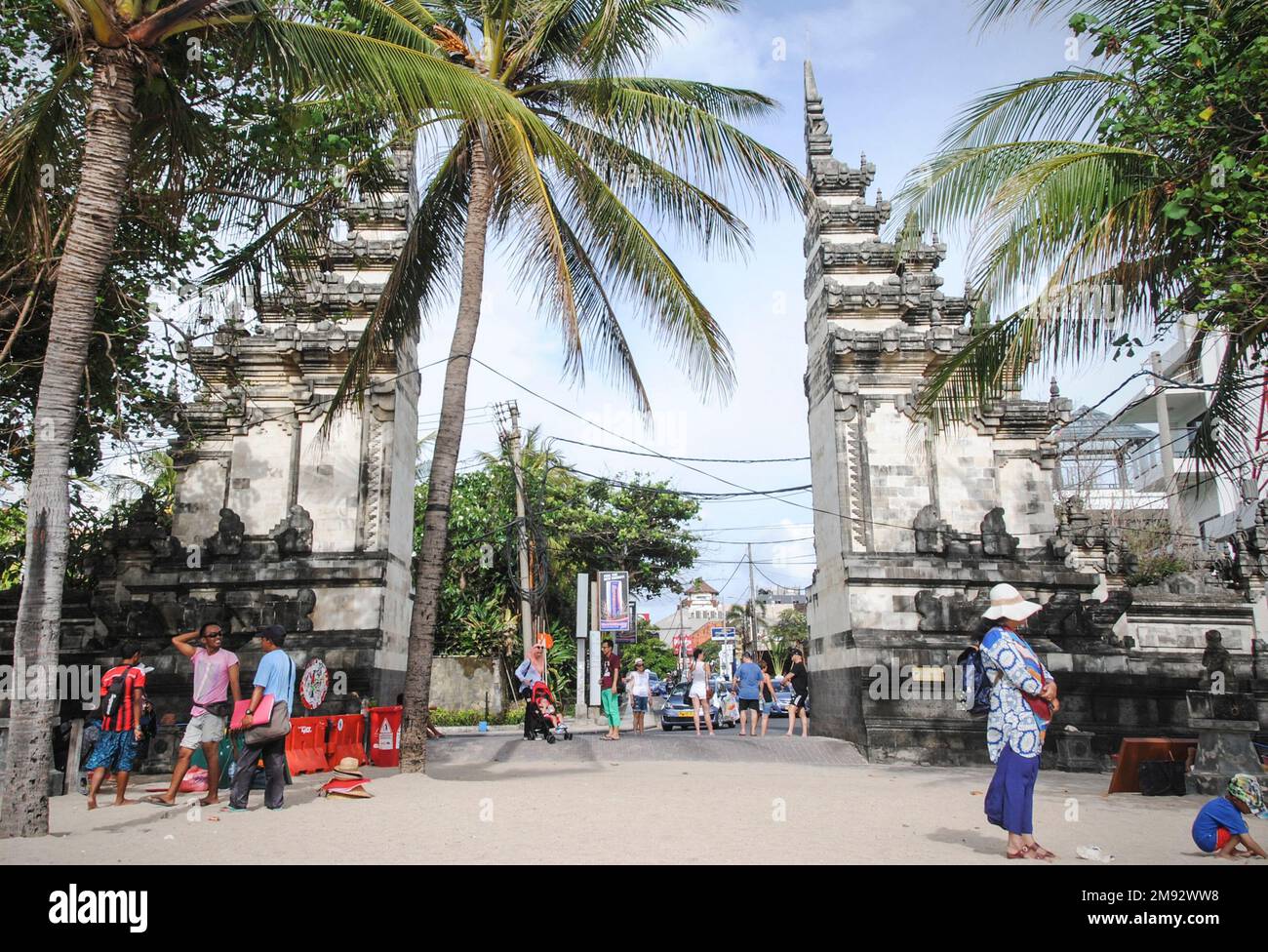 Entrance gate for kuta beach hi-res stock photography and images - Alamy