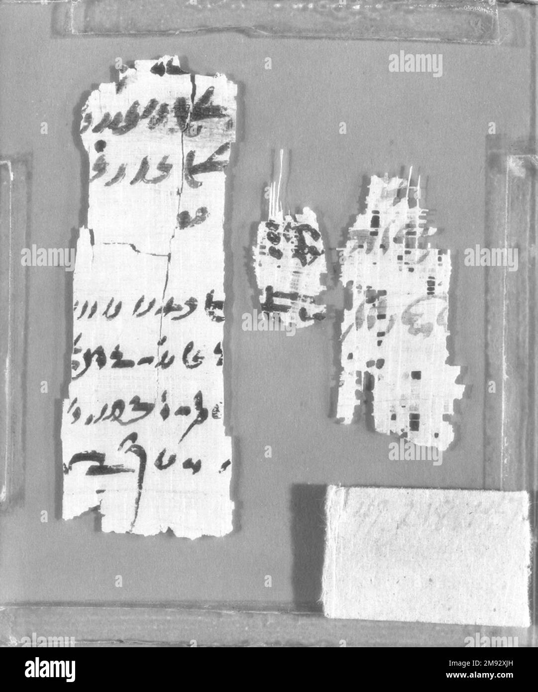 Papyrus Fragments Inscribed in Demotic Demotic. Papyrus Fragments ...