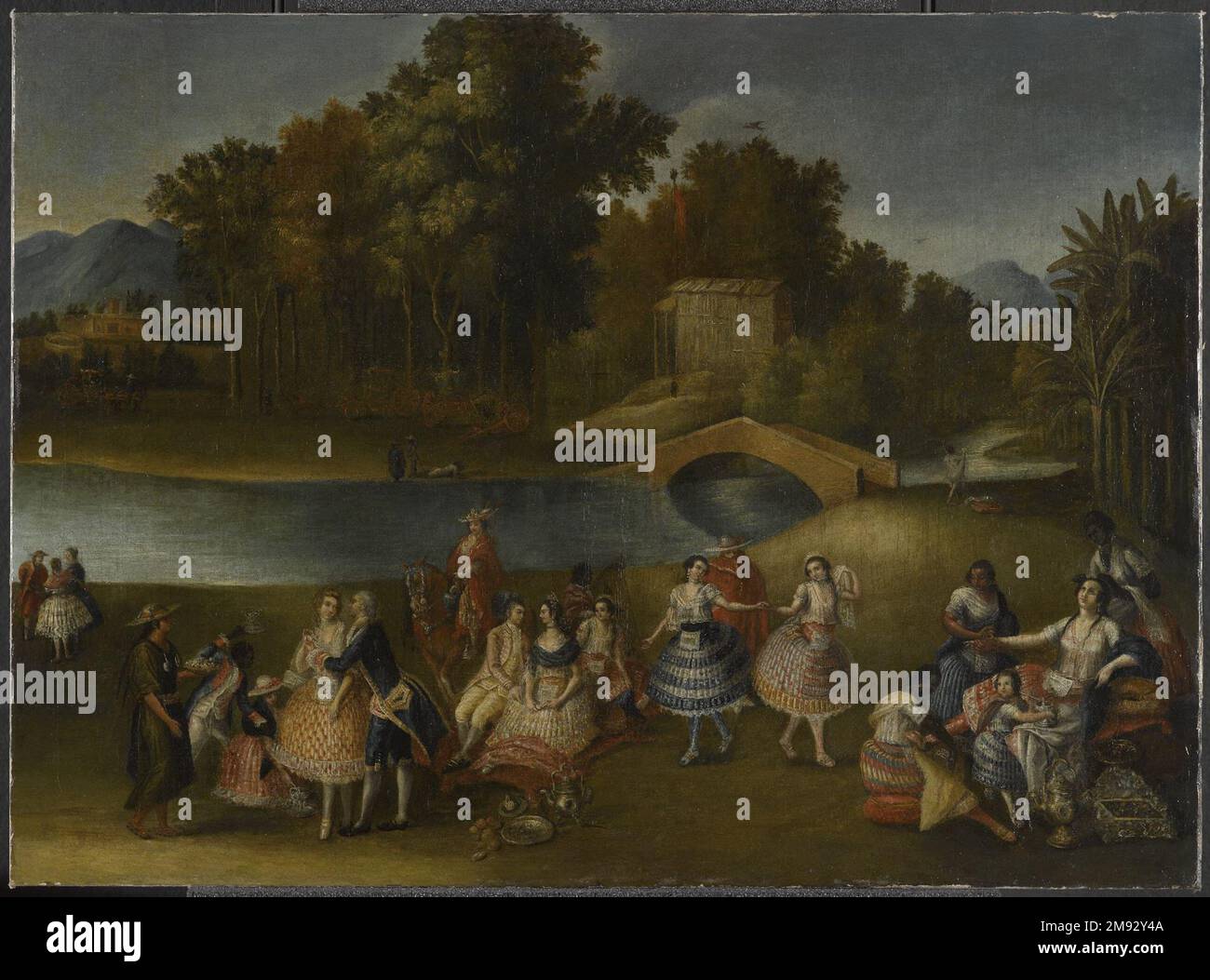 A Merry Company on the Banks of the Rímac River Lima School. A Merry ...