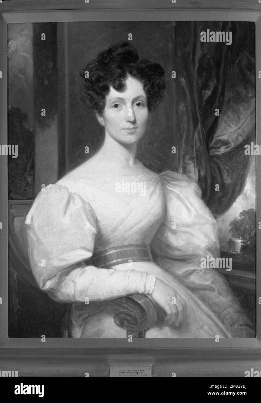 Frances Kemble Butler Henry Inman (American, 1801-1846). Frances Kemble ...