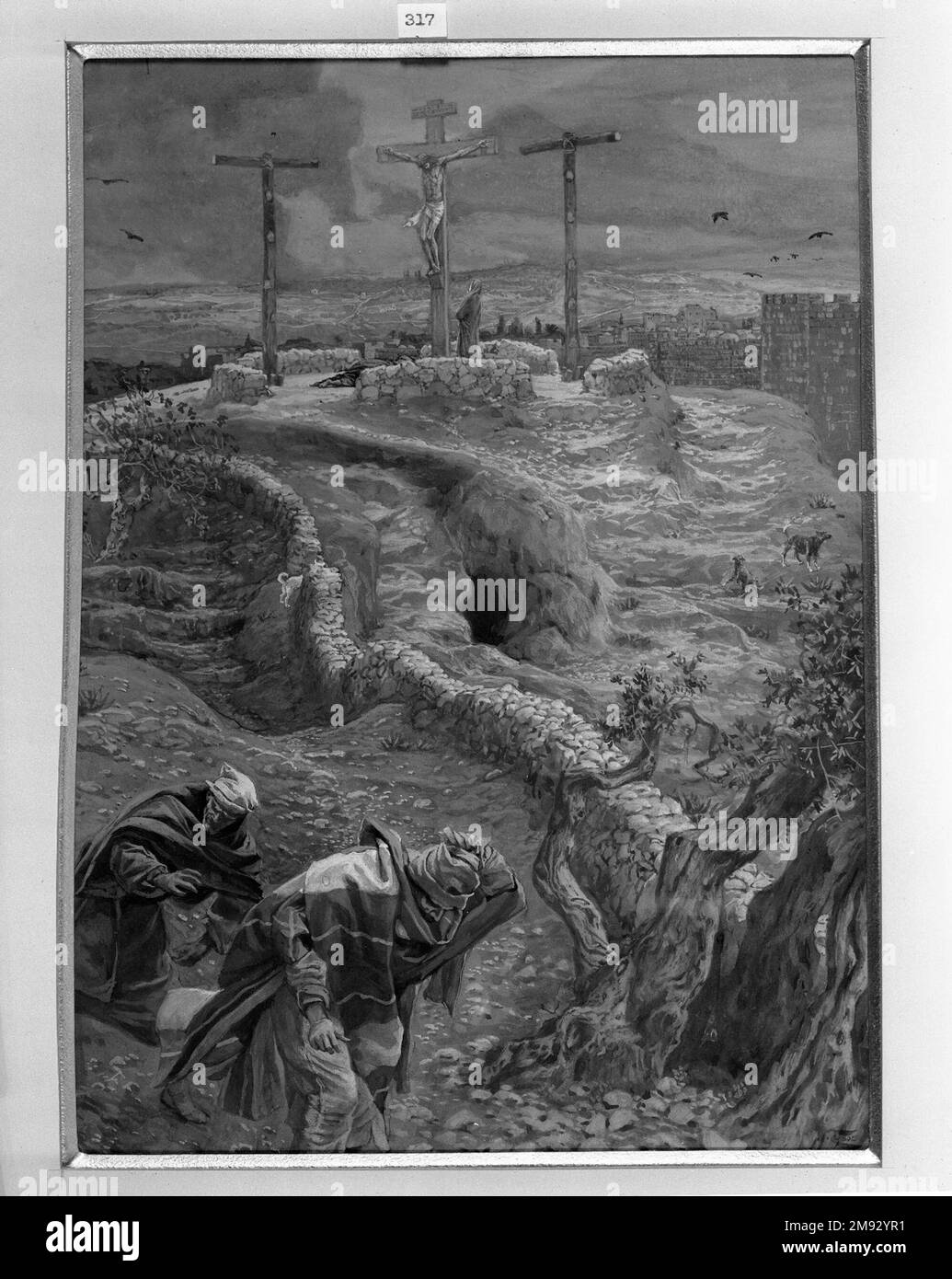 Jesus Alone on the Cross (Jésus seul sur la Croix) James Tissot (French ...