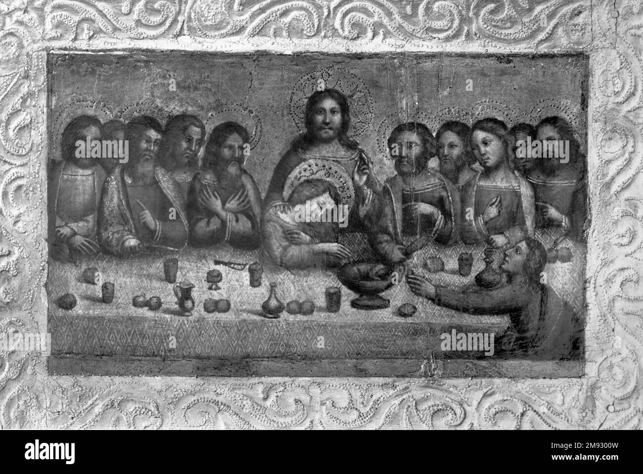 Ultima cena last supper Black and White Stock Photos & Images - Alamy