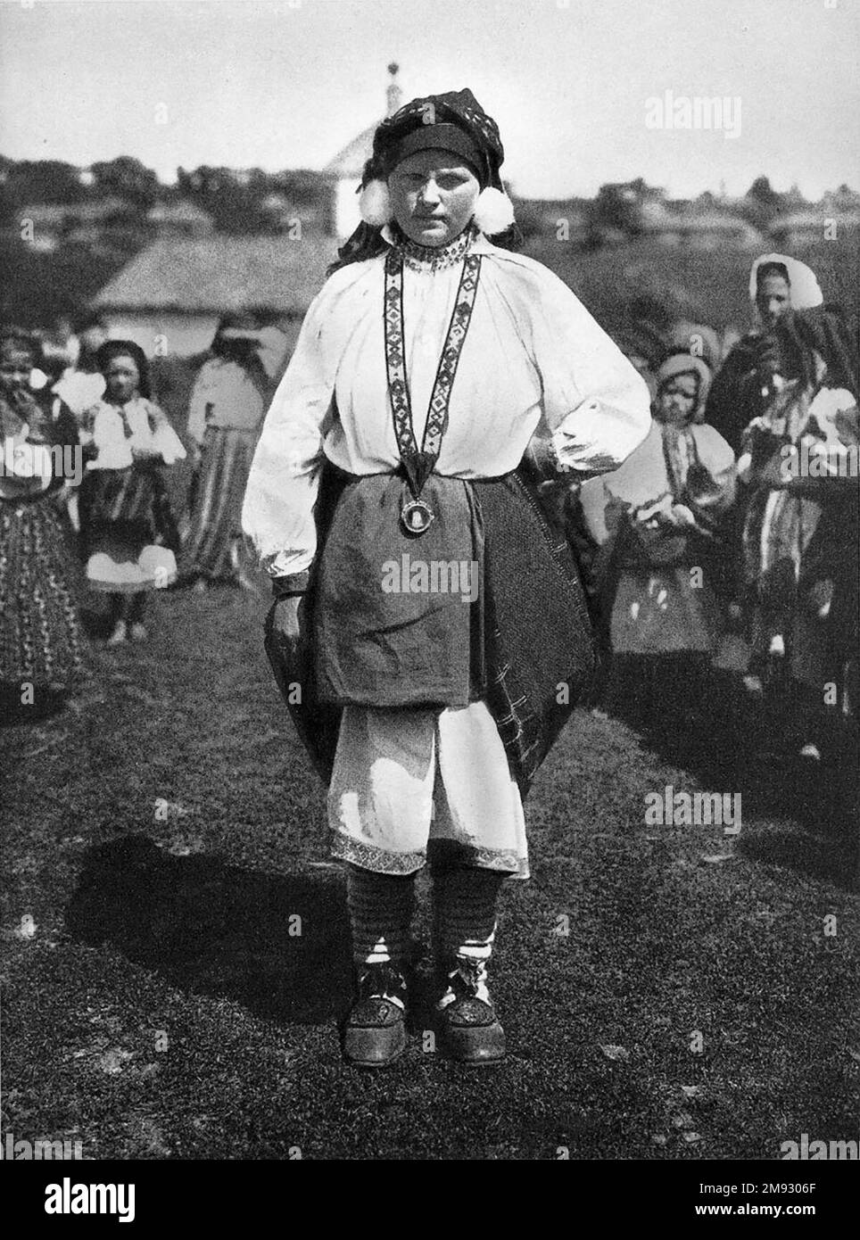 Woman in Tula costume ca. before 1917 Stock Photo - Alamy