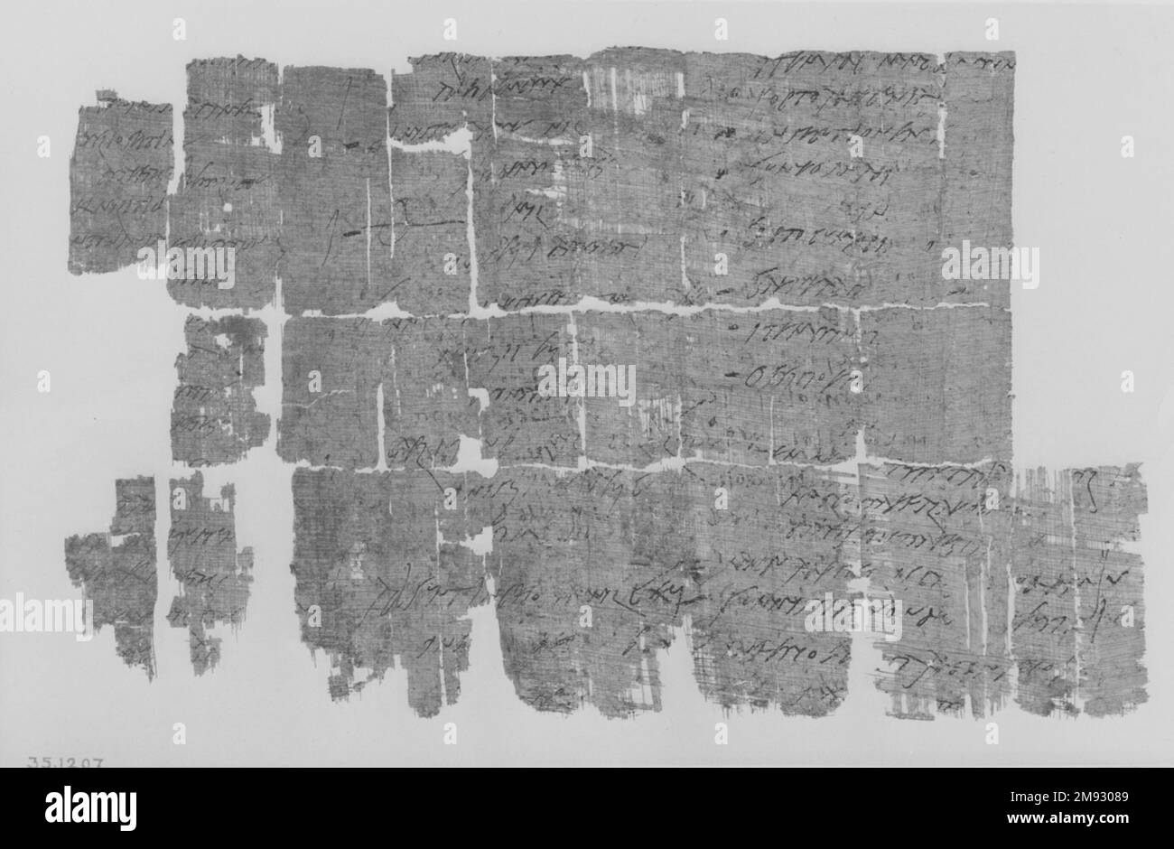 Papyrus Inscribed in Greek Papyrus Inscribed in Greek, ca. 215 C.E ...
