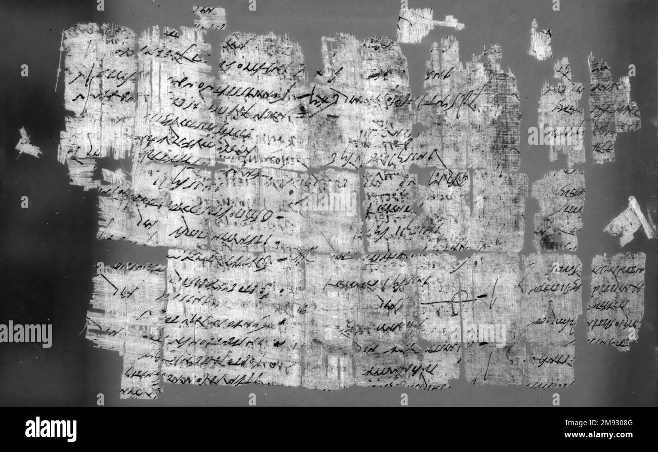 Papyrus Inscribed in Greek Papyrus Inscribed in Greek, ca. 215 C.E ...