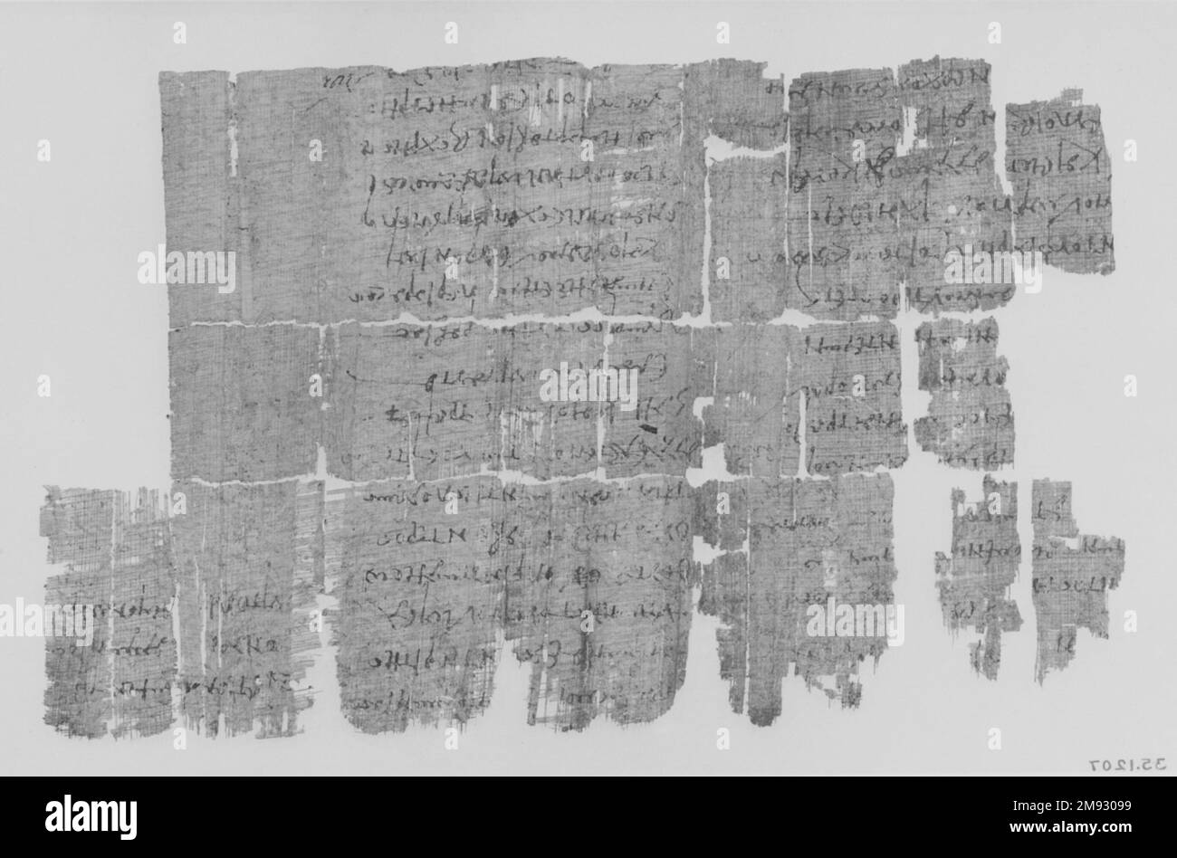 Papyrus Inscribed in Greek Papyrus Inscribed in Greek, ca. 215 C.E ...