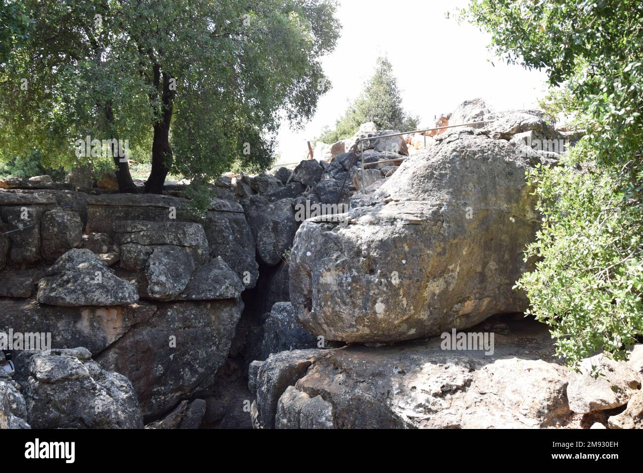 Yiftah Fissures Nature Reserve in Israel Stock Photo - Alamy