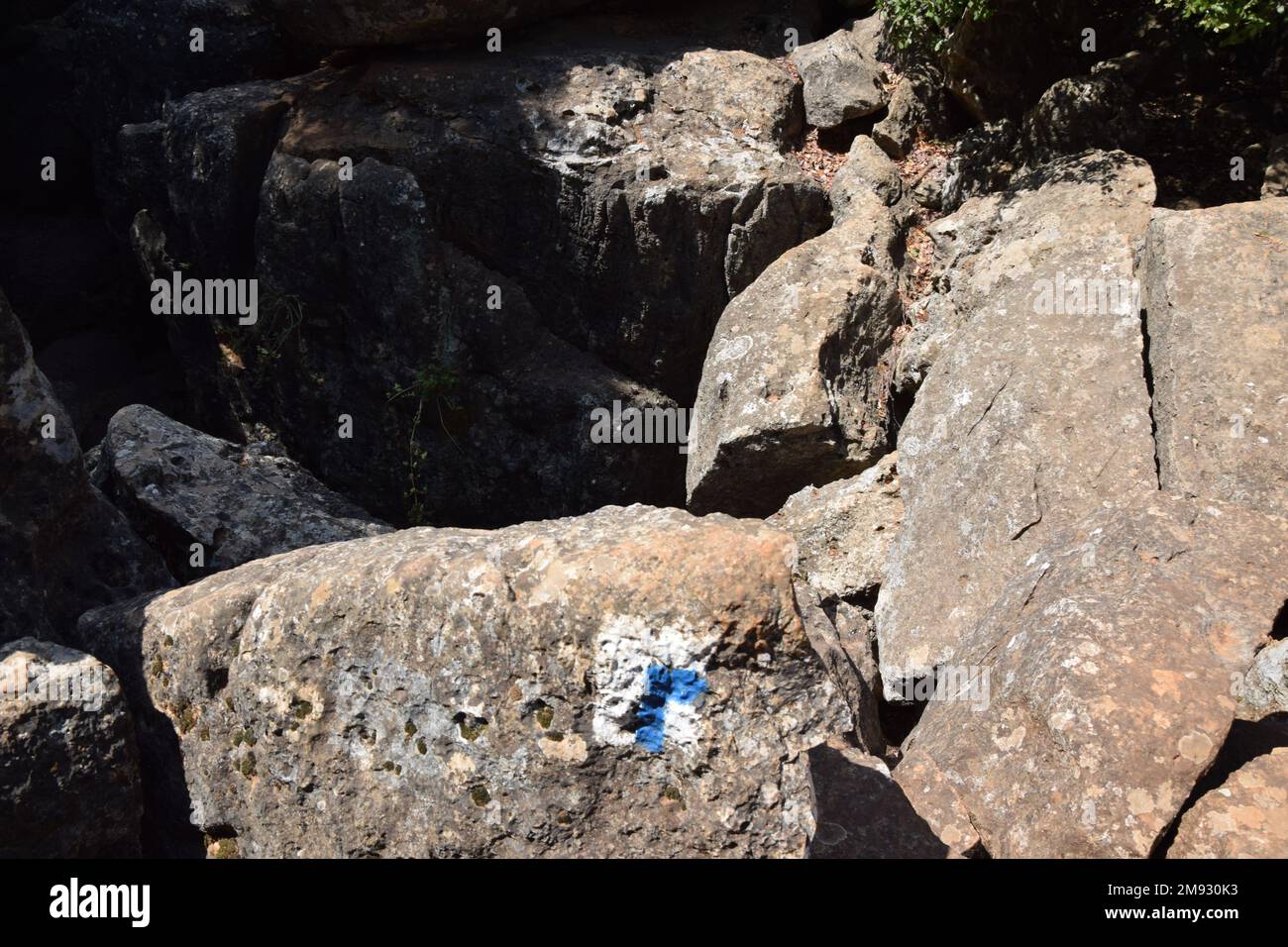 Yiftah Fissures Nature Reserve in Israel Stock Photo - Alamy