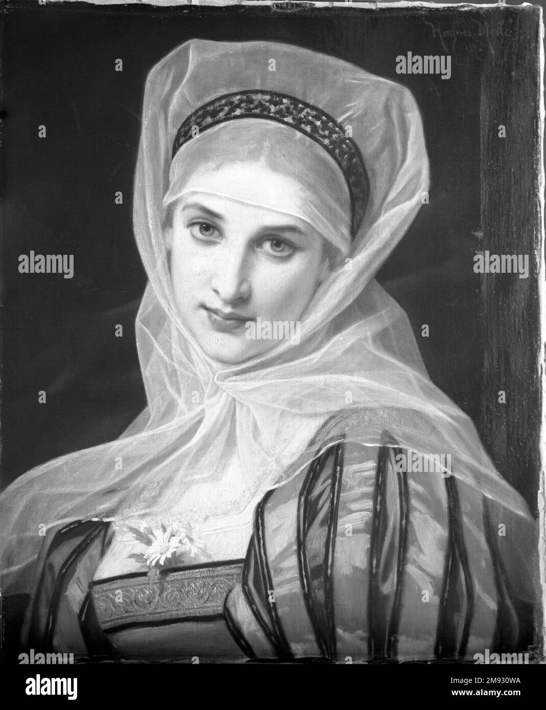 Marguerite Hugues Merle (French, 1823-1881). Marguerite, 1878. Oil on ...