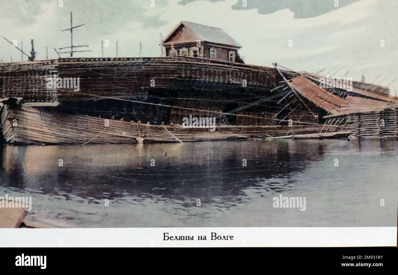 Belyana on Volga ca. before 1917 Stock Photo - Alamy