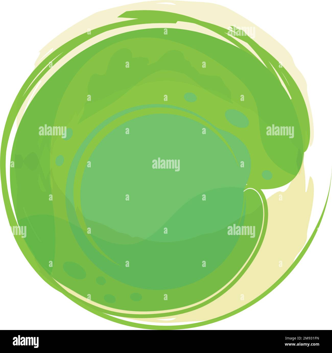 Isolated empty green eco label Vector Stock Vector Image & Art - Alamy