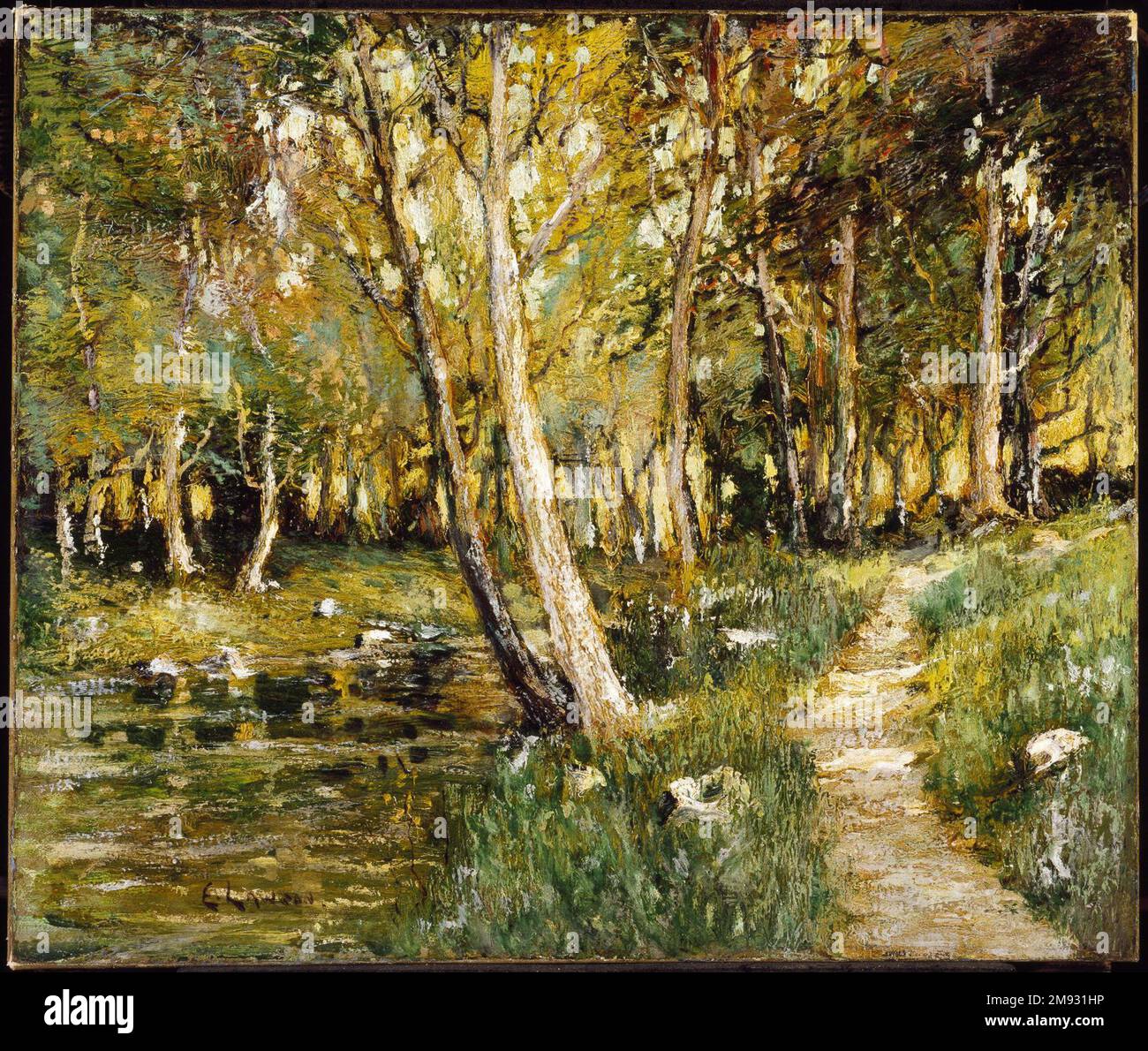 Landscape Ernest Lawson (American, 1873-1939). Landscape, ca. 1915. Oil ...