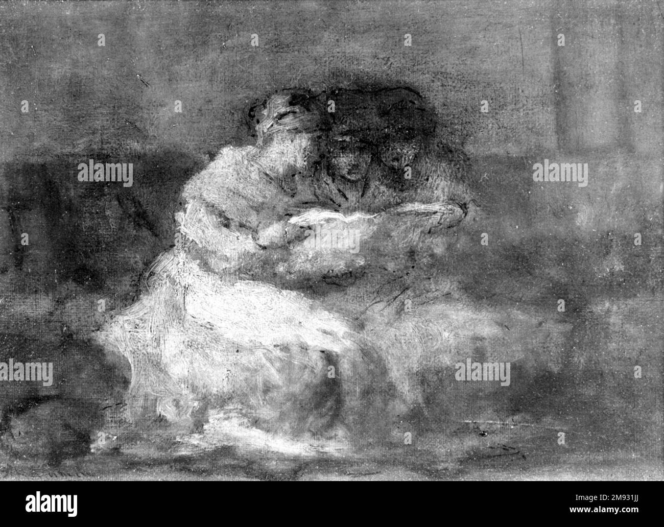 Girls Reading Robert Loftin Newman (American, 1827-1912). Girls Reading ...