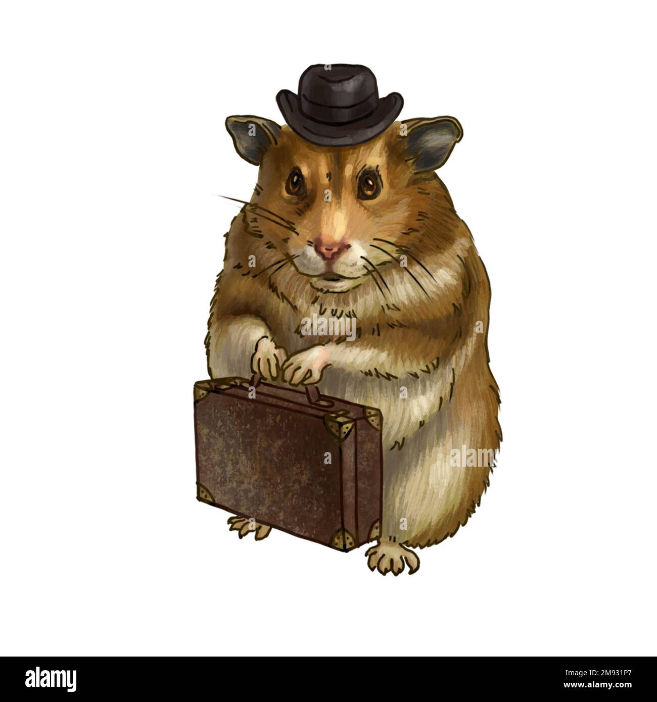 cartoon illustration of funny little mice in different situations Stock ...