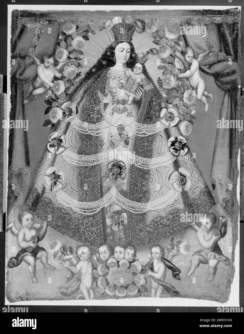 Our Lady of Pomata Cuzco School. Our Lady of Pomata, 1675. Oil on ...