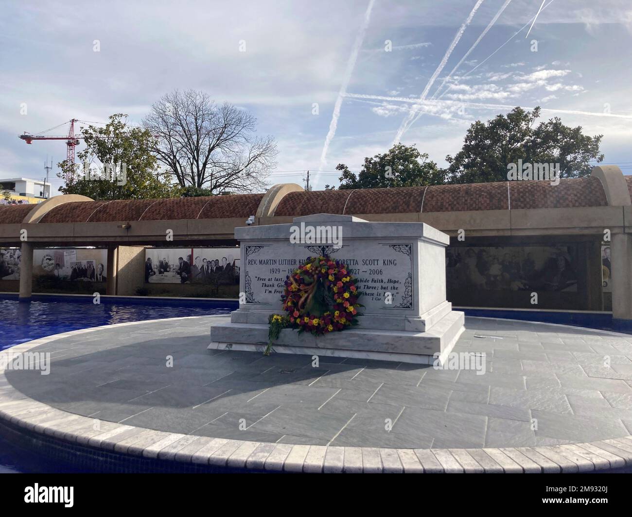 The tomb of Martin Luther King Jr. is pictured at Martin Luther King Jr ...