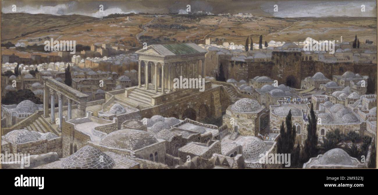 The Pagan Temple Built by Hadrian on the Site of Calvary (Le temple ...