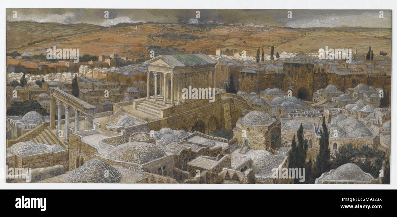 The Pagan Temple Built by Hadrian on the Site of Calvary (Le temple ...