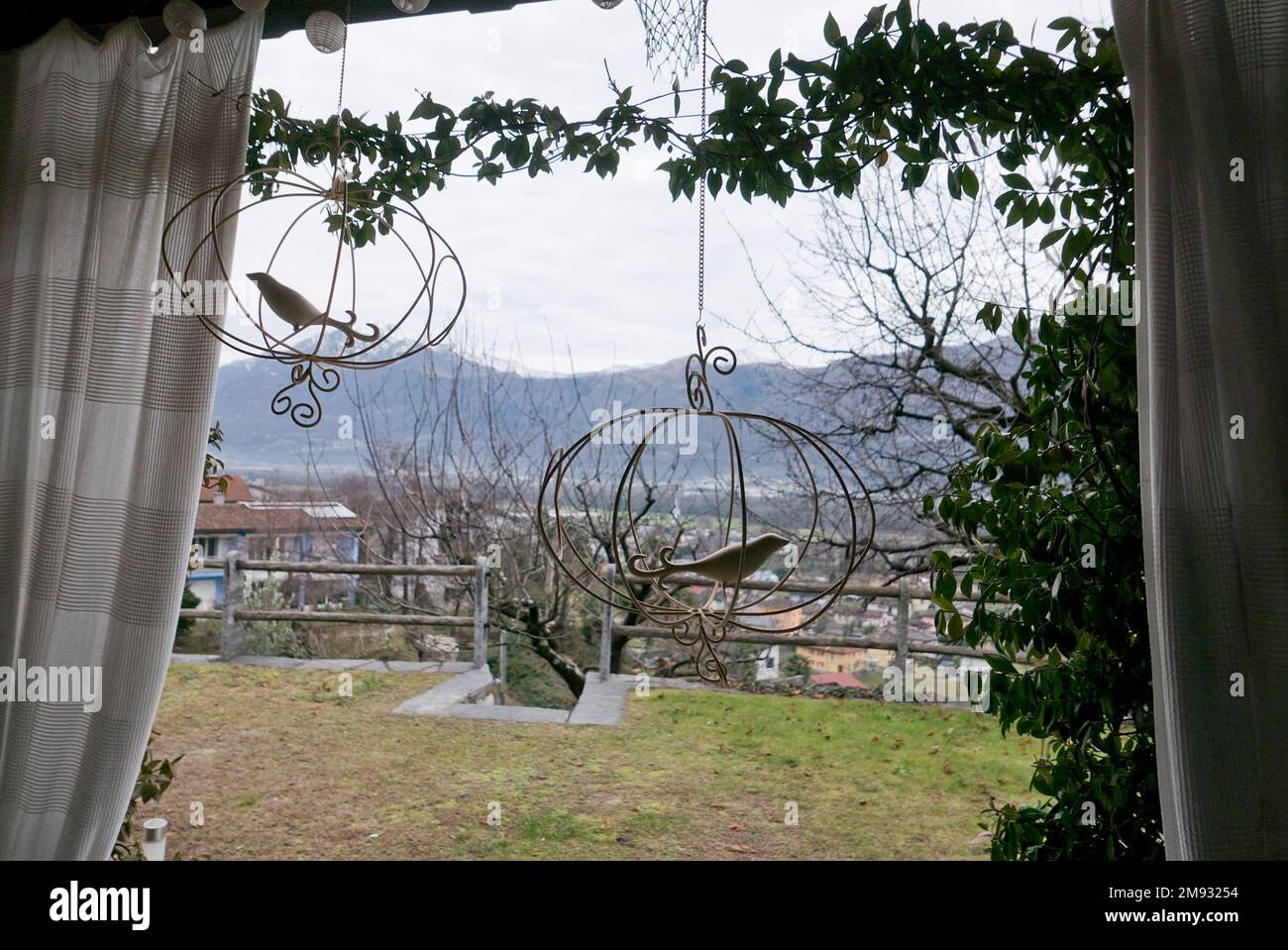 freedom concept, bird in cage Stock Photo - Alamy