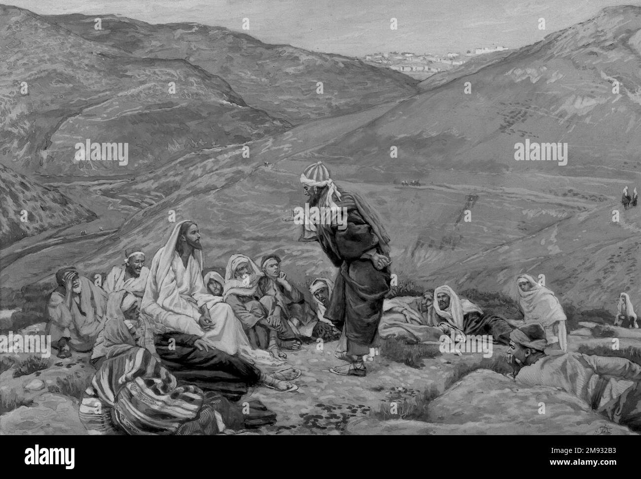 The Scribe Stood to Tempt Jesus (Le scribe se leva pour tenter Jésus ...