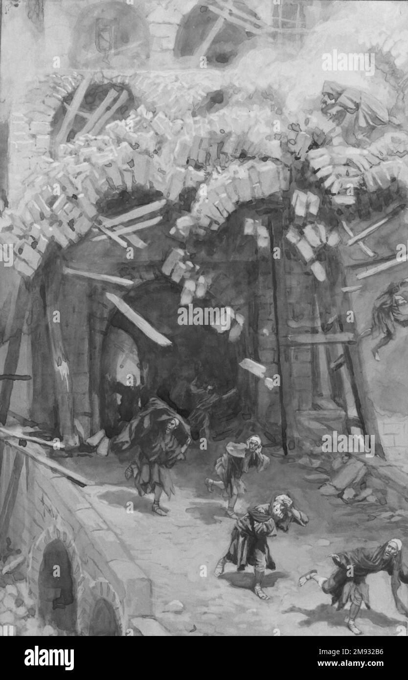 The Tower of Siloam (Le tour de Siloë) James Tissot (French, 1836-1902 ...