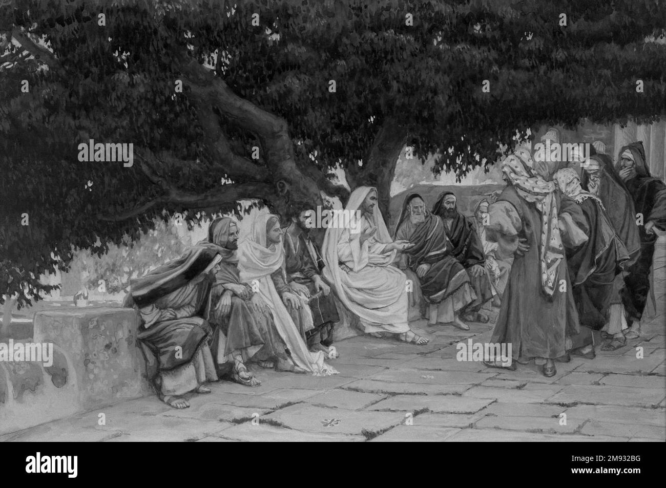 The Pharisees and the Saduccees Come to Tempt Jesus (Les pharisiens et ...