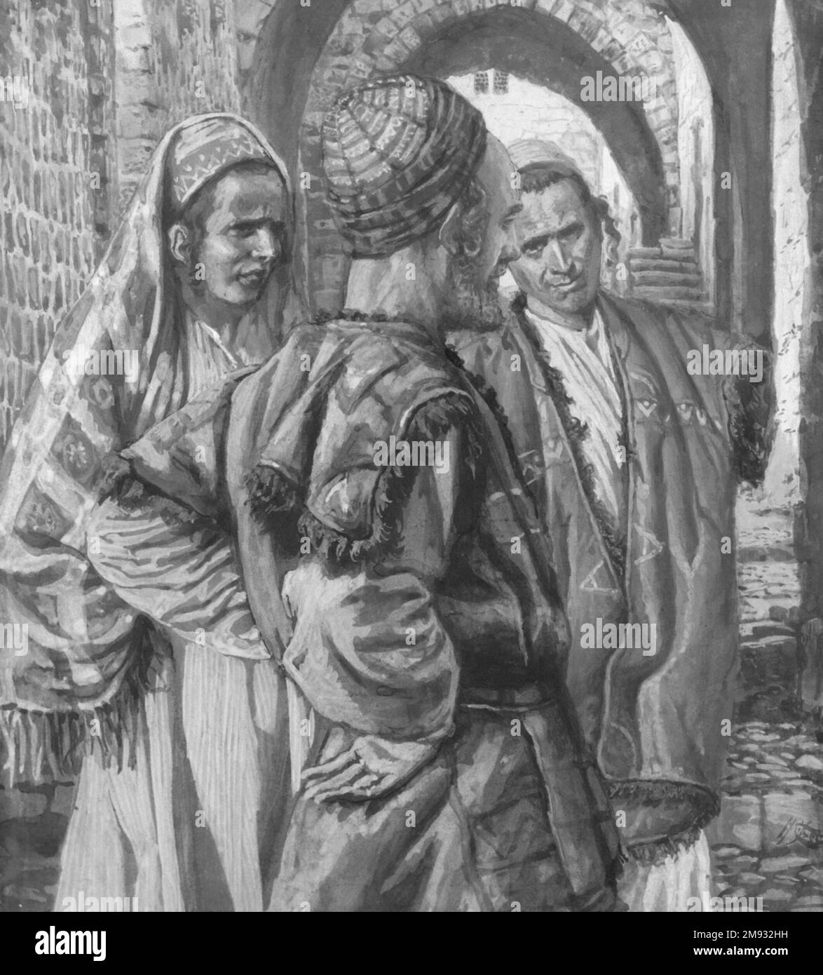 Simon the Cyrenian and His Two Sons Alexander and Rufus (Simon de ...