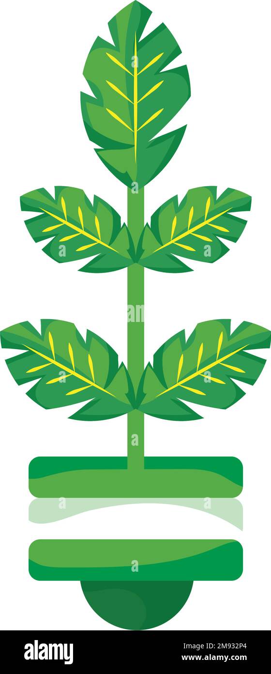 Small green tree growing Stock Vector Images - Alamy