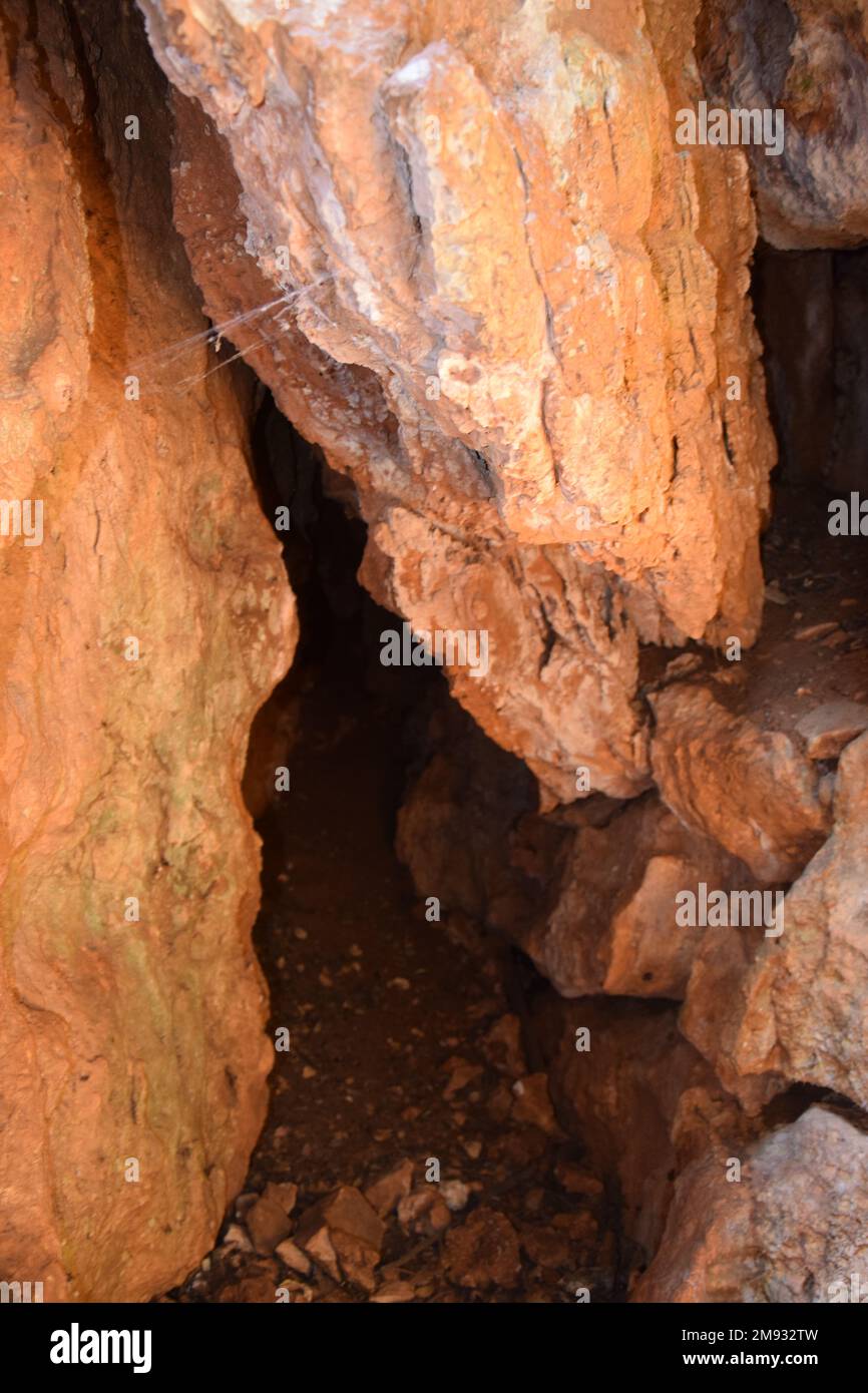 Yiftah Fissures Nature Reserve in Israel Stock Photo - Alamy