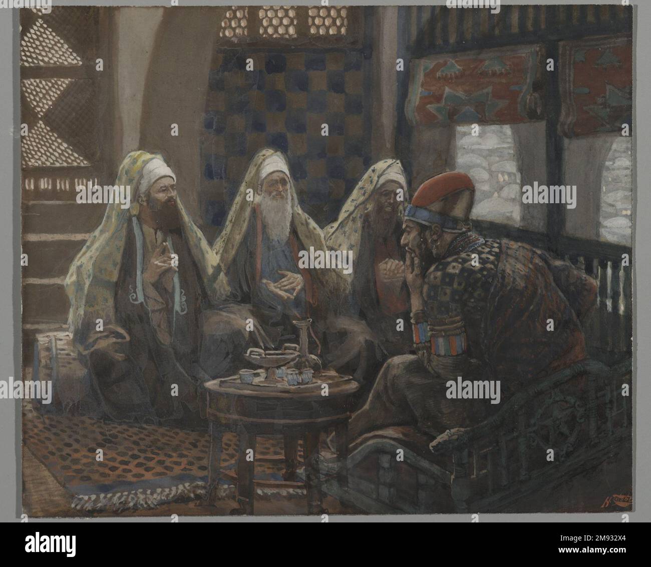 The Magi in the House of Herod (Les rois mages chez Hérode) James ...