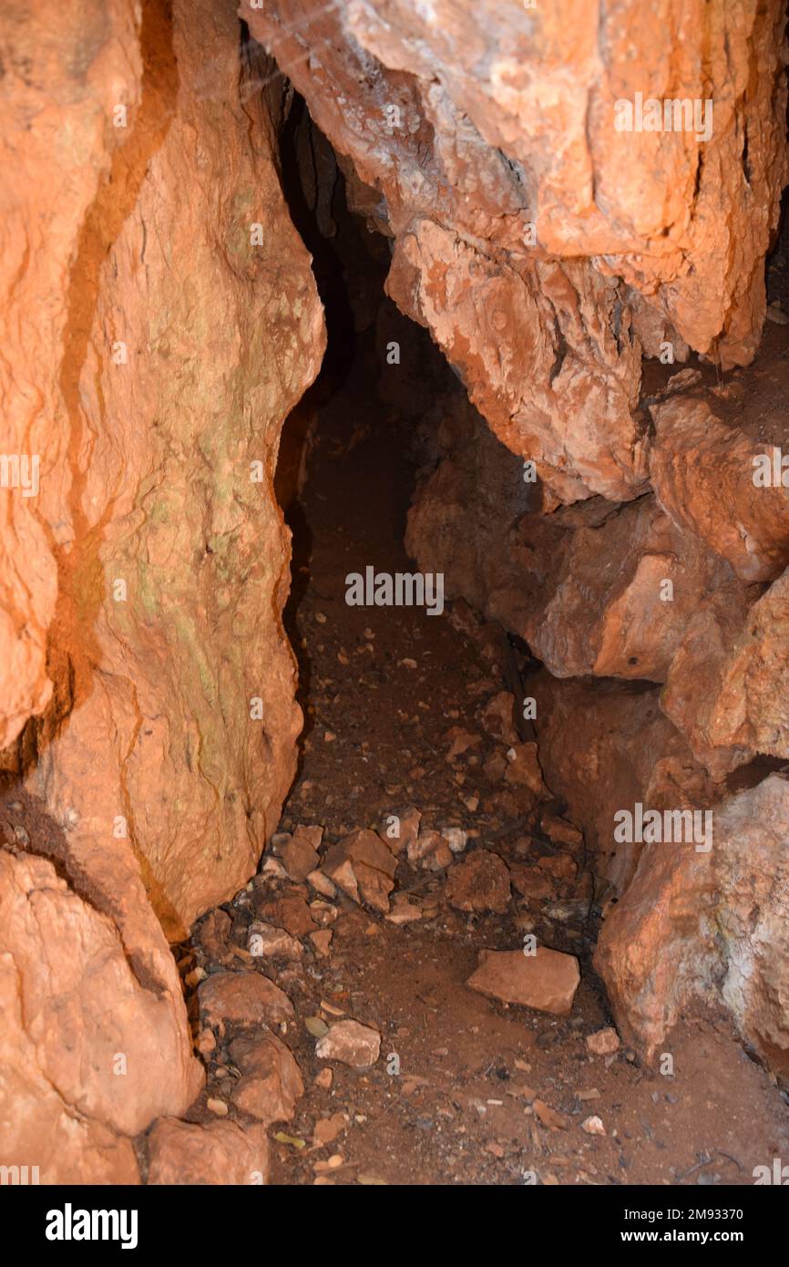 Yiftah Fissures Nature Reserve in Israel Stock Photo - Alamy
