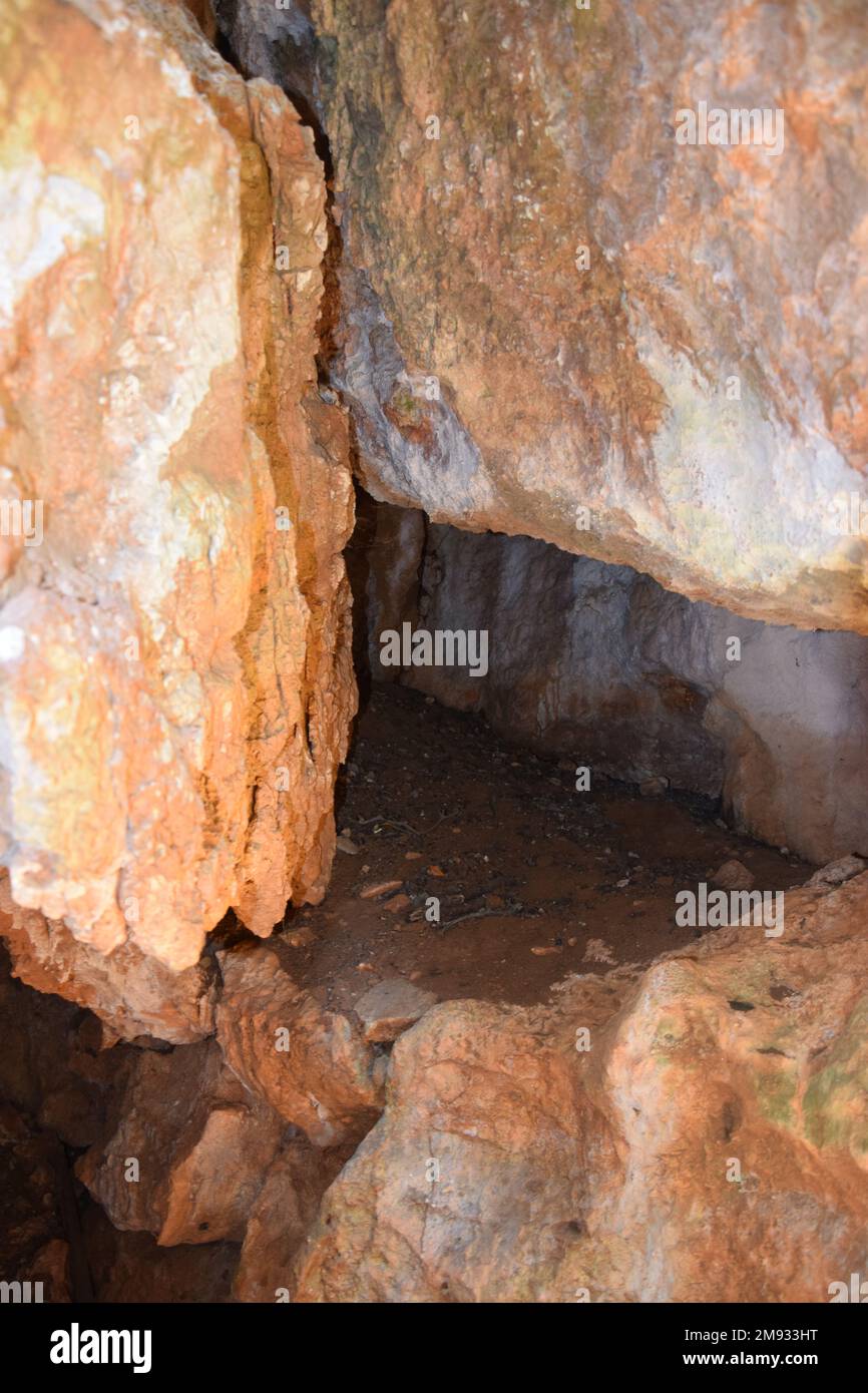 Yiftah Fissures Nature Reserve in Israel Stock Photo - Alamy