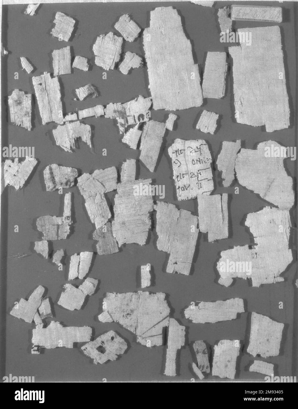 Papyrus Fragments Inscribed in Demotic and Greek Papyrus Fragments ...