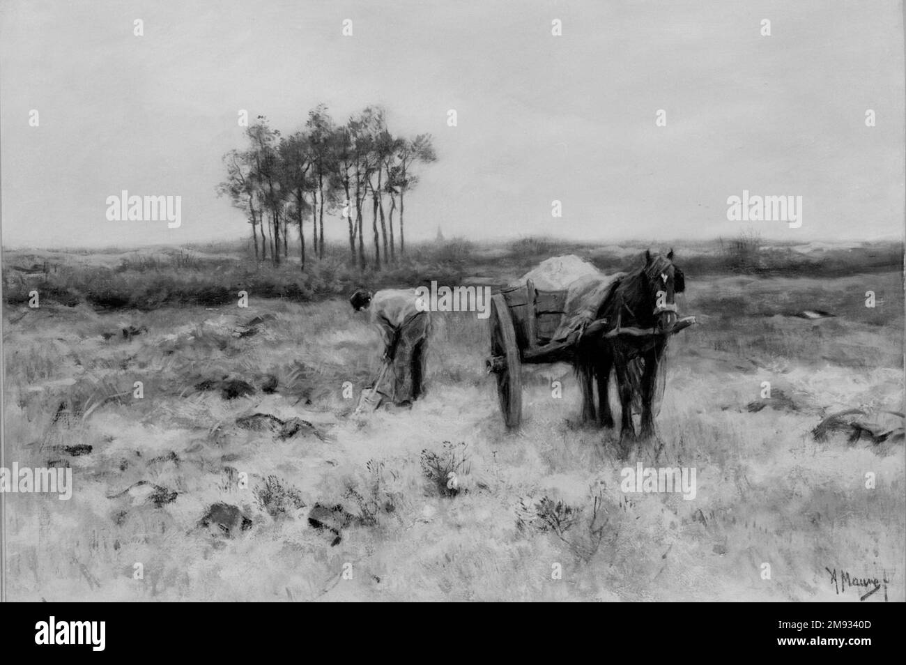 People digging in the sand Black and White Stock Photos & Images - Alamy