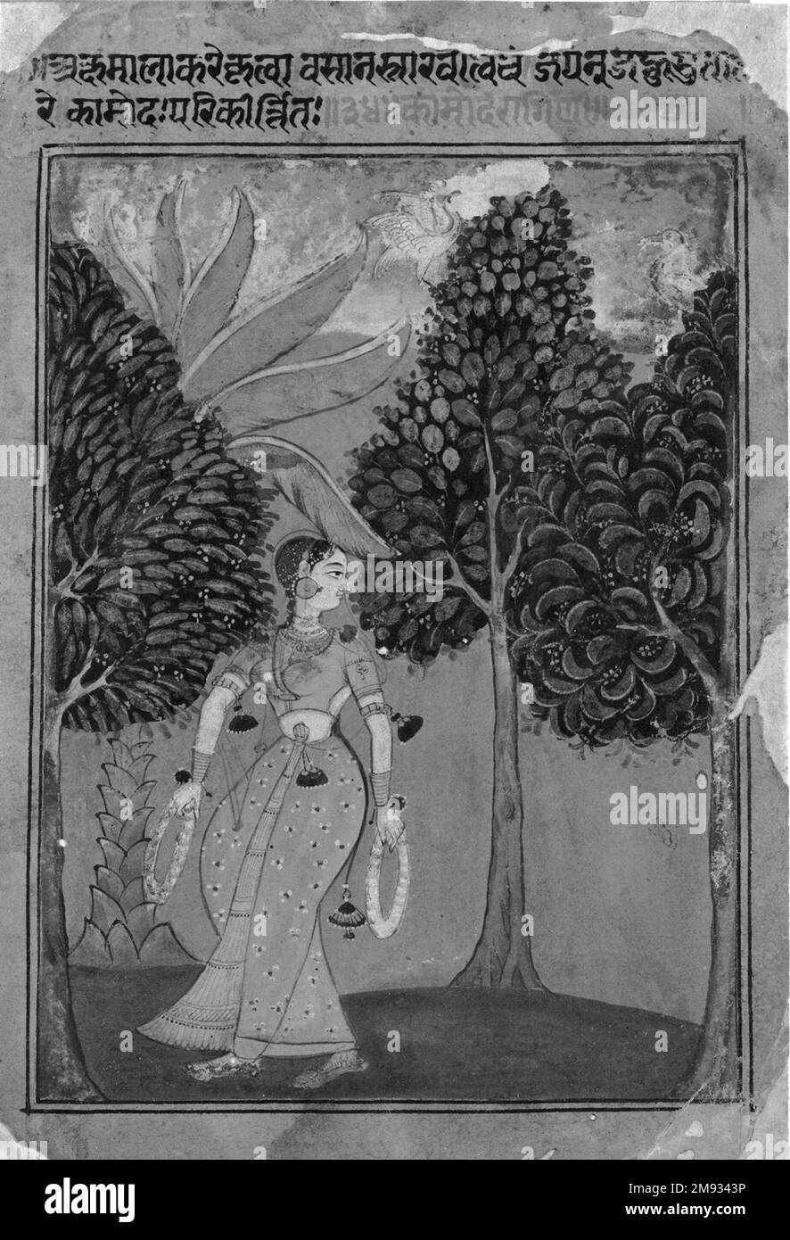 Kamoda Ragini, Page from a Ragamala Series Indian. Kamoda Ragini, Page ...