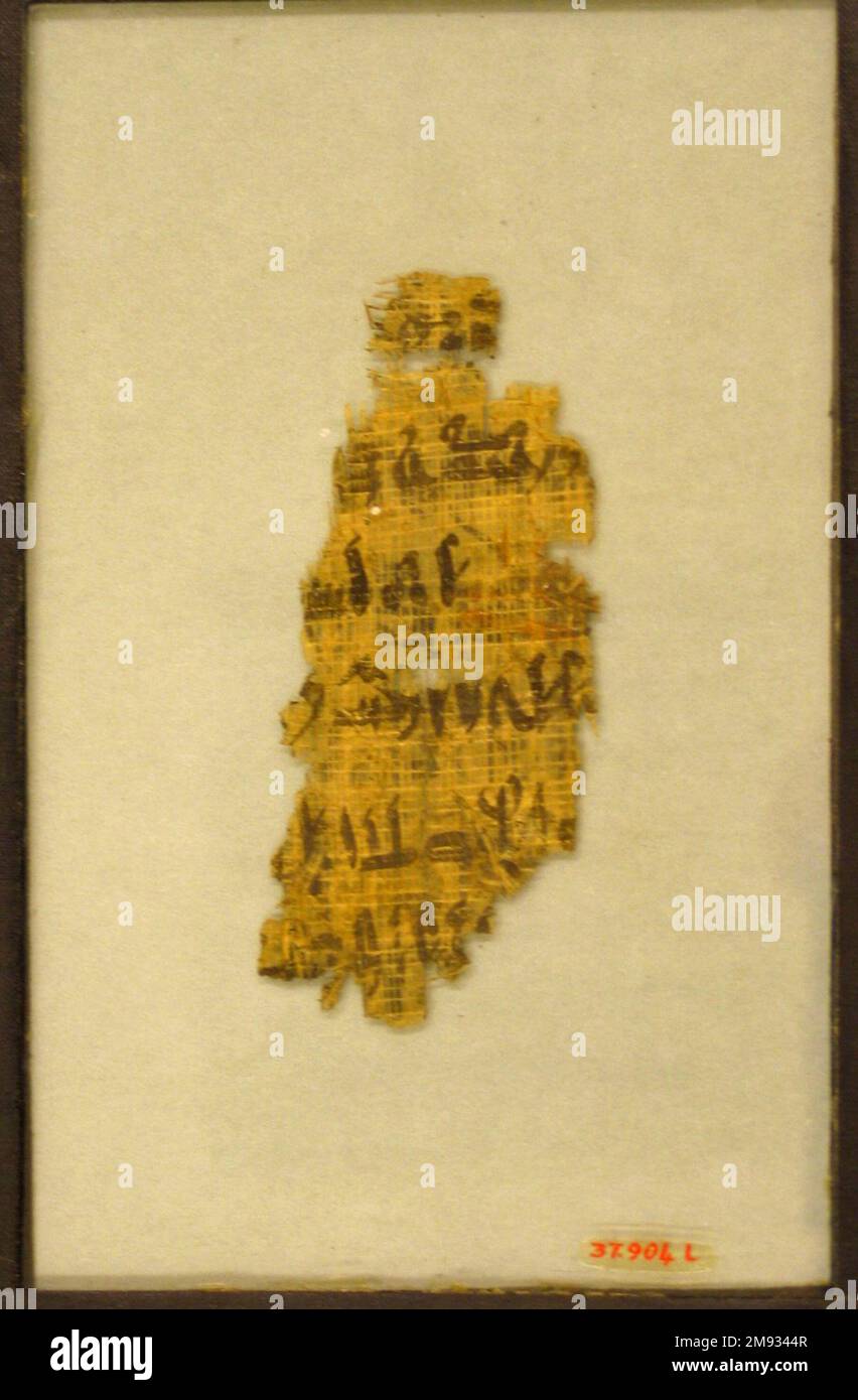 Seven Groups of Papyrus Fragments Inscribed in either Demotic, Greek ...