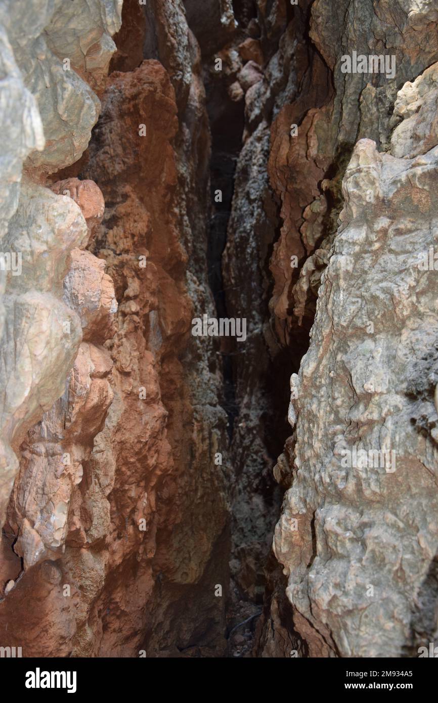 Yiftah Fissures Nature Reserve in Israel Stock Photo - Alamy