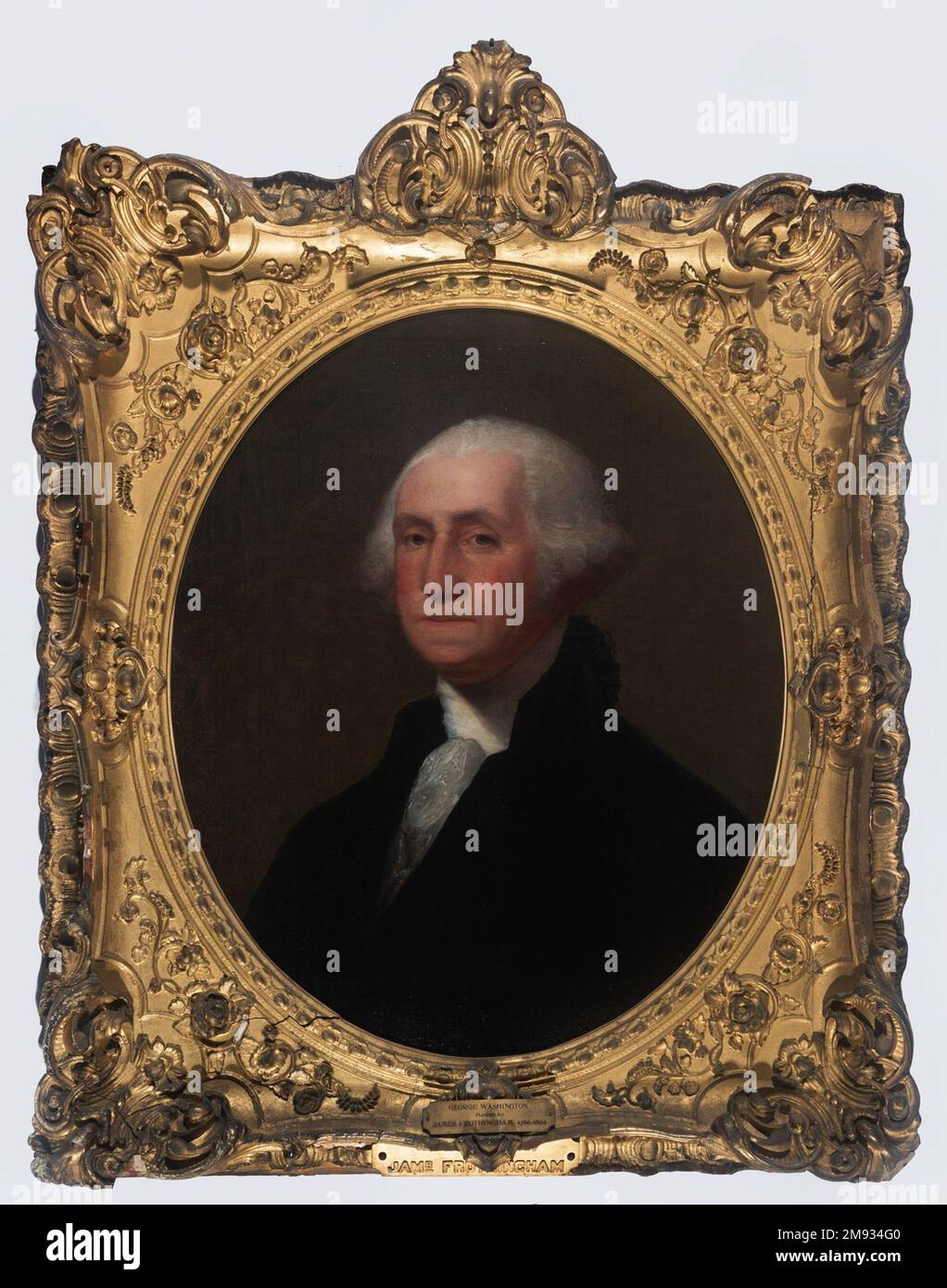 George Washington (after Gilbert Stuart) James Frothingham (American ... George Washington (after Gilbert Stuart) James Frothingham (American ...