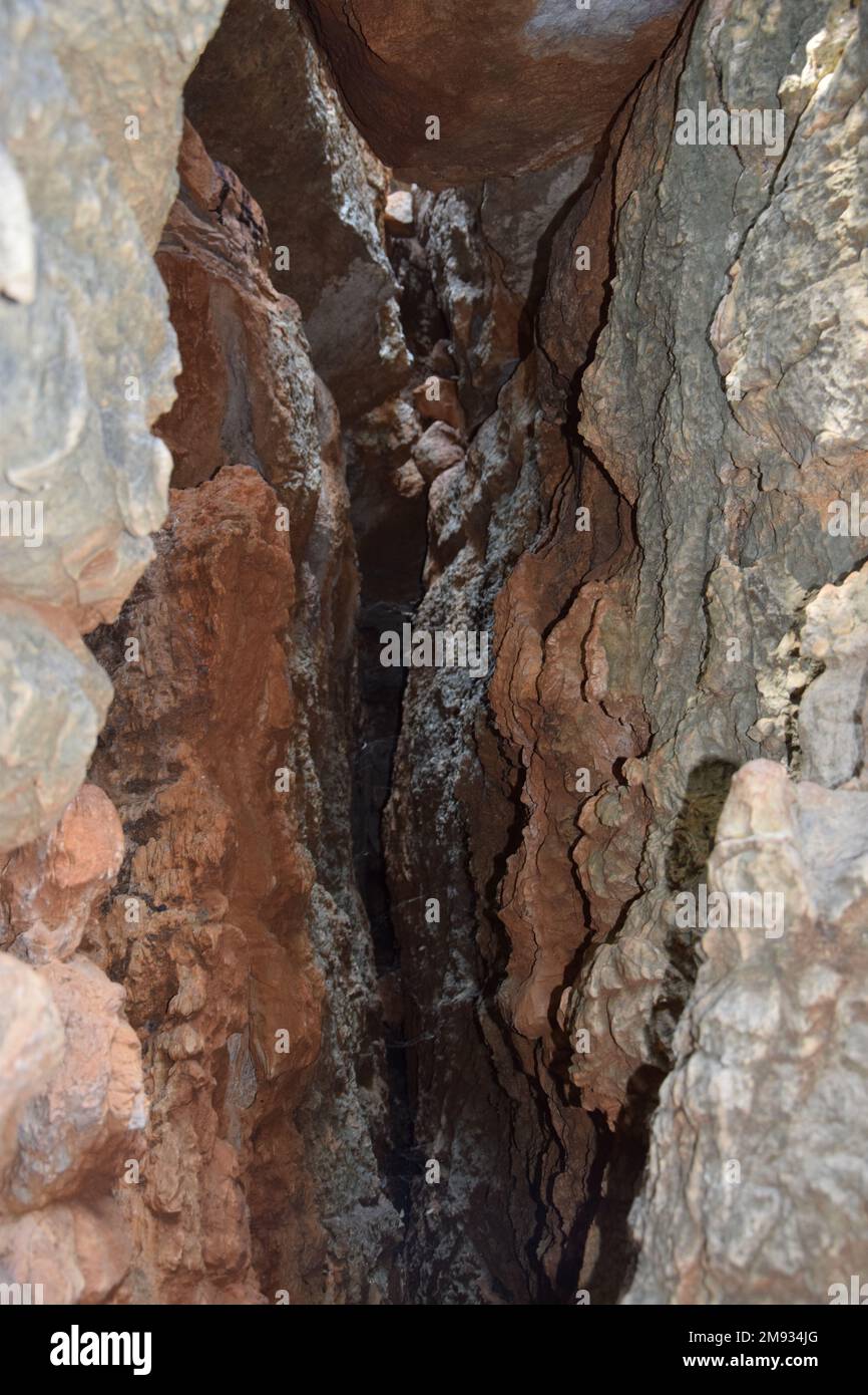 Yiftah Fissures Nature Reserve in Israel Stock Photo - Alamy