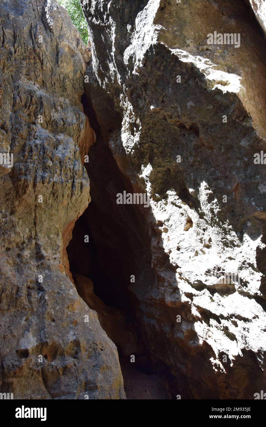 Yiftah Fissures Nature Reserve in Israel Stock Photo - Alamy