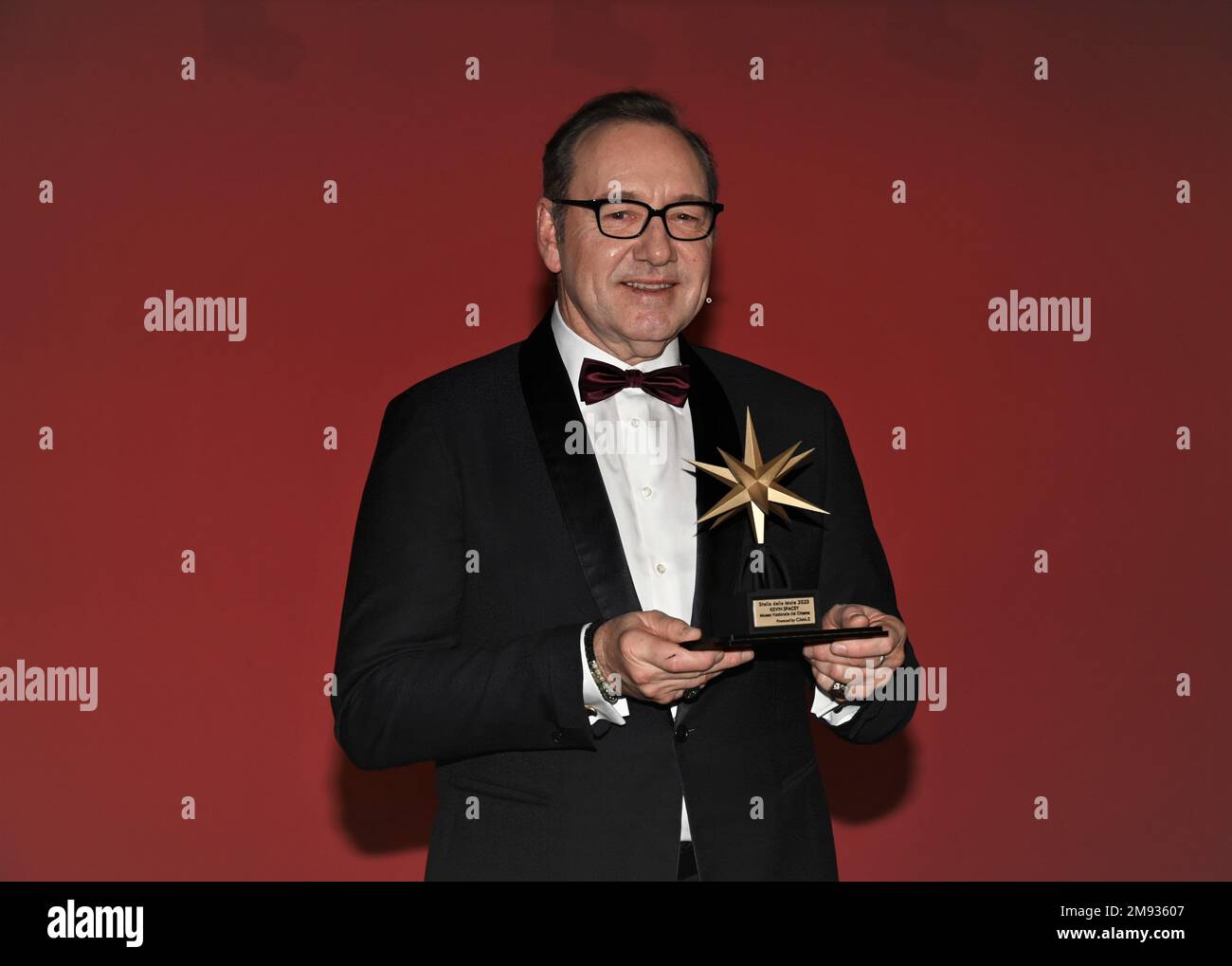 Turin, . 16th Jan, 2023. Turin, Italy Kevin Spacey receives the Stella ...