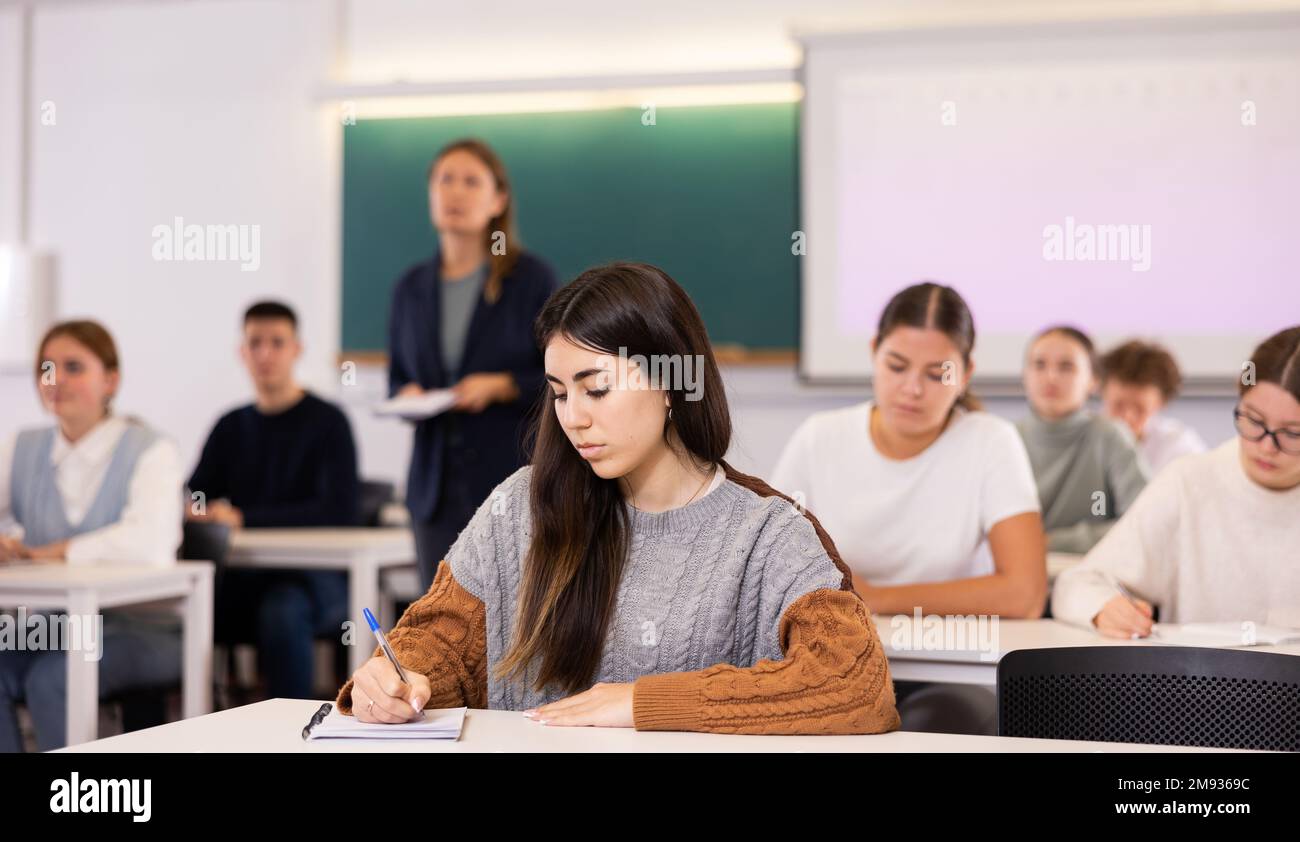 Italian university student classroom hi-res stock photography and ...