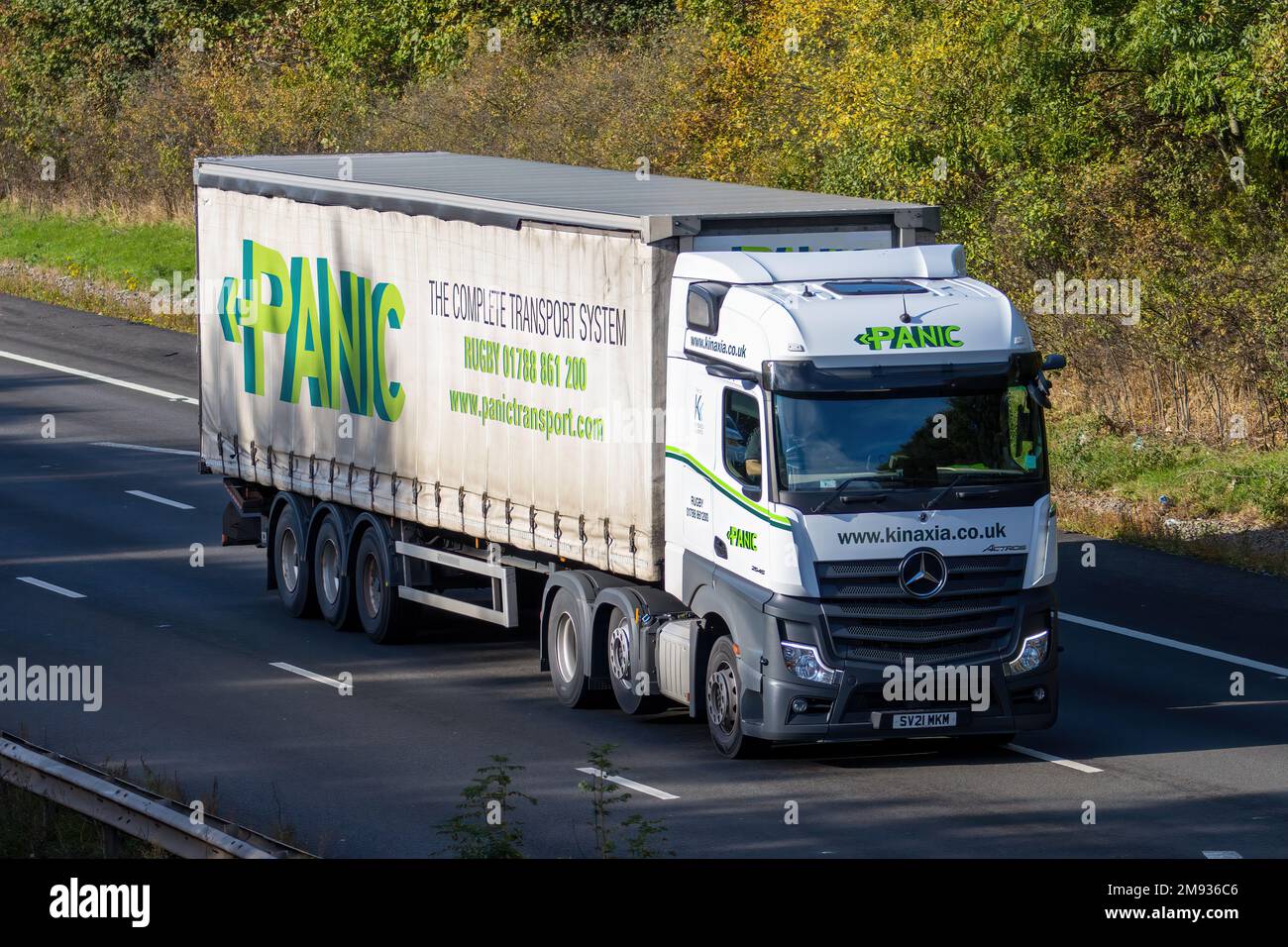 Panic Transport Mercedes Actros SV21 MKM Stock Photo - Alamy