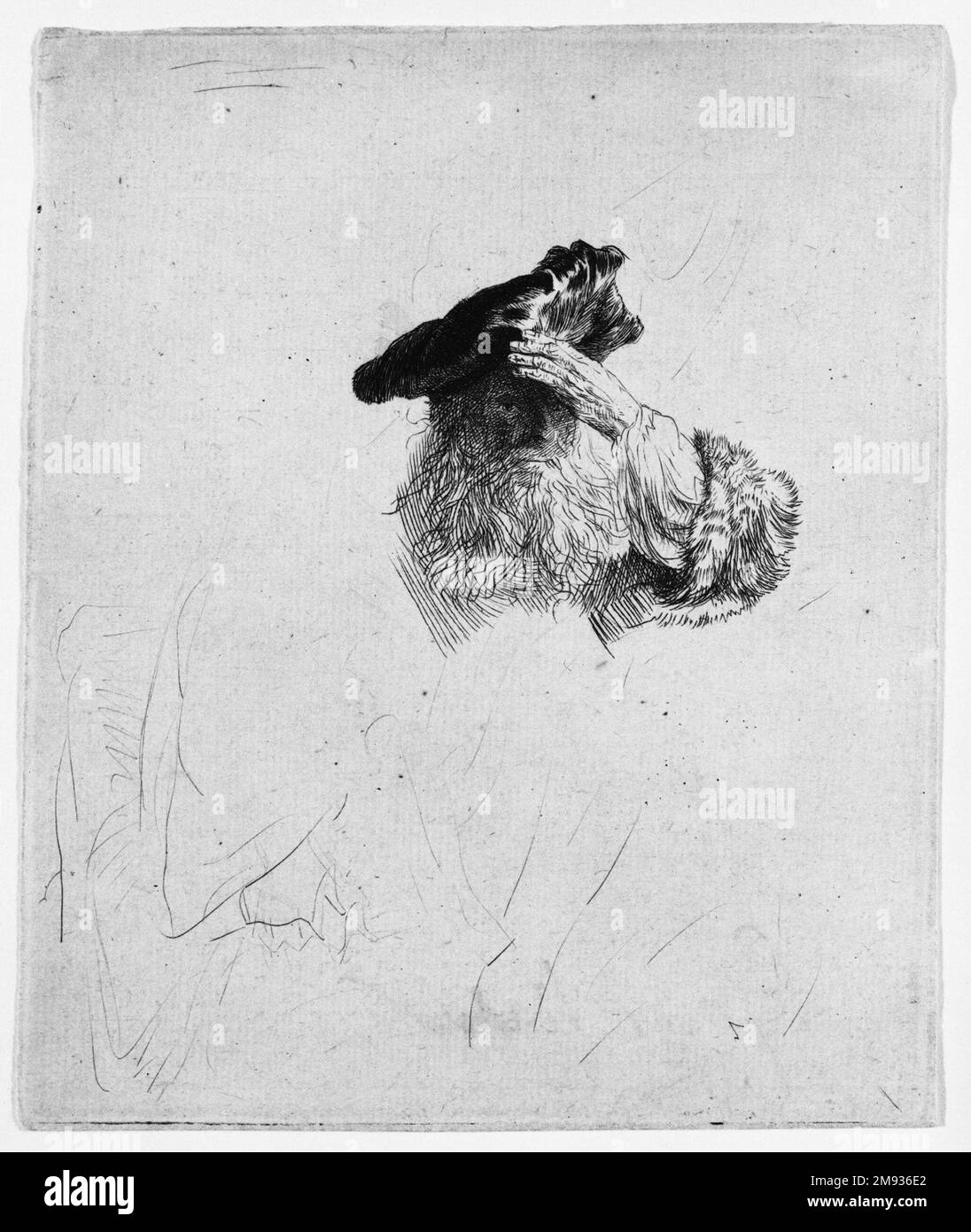 Shading eyes Black and White Stock Photos & Images - Alamy