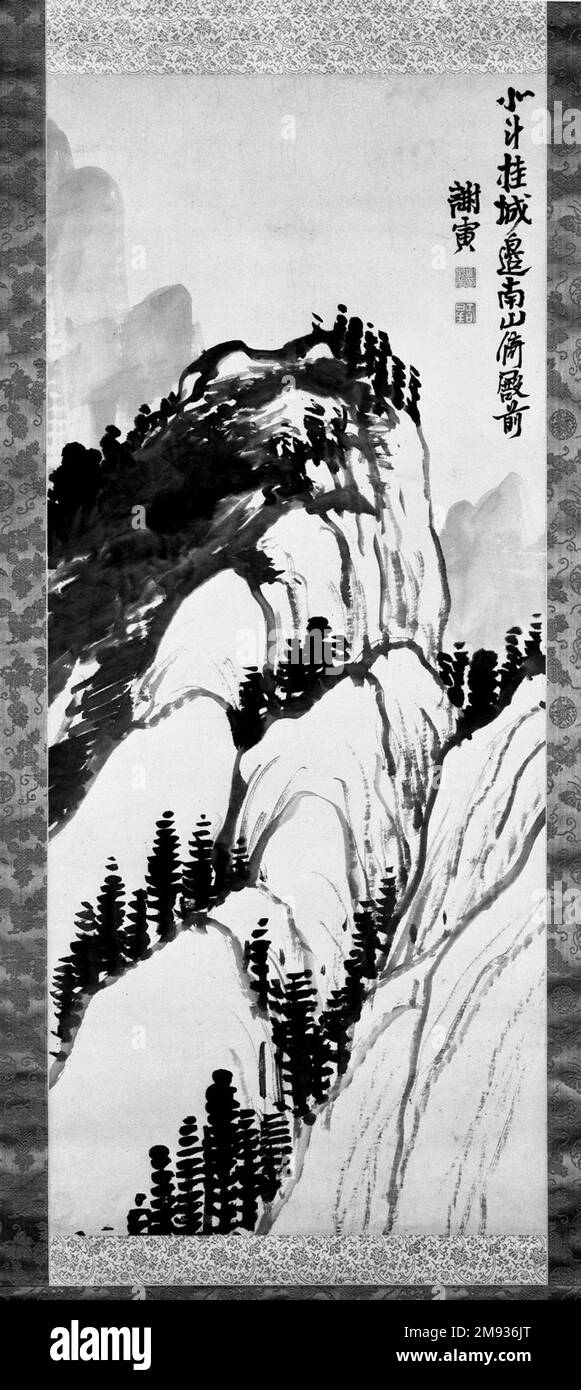 Landscape Yosa Buson (Japanese, 1716-1783). , ca. 1780. Ink and light ...