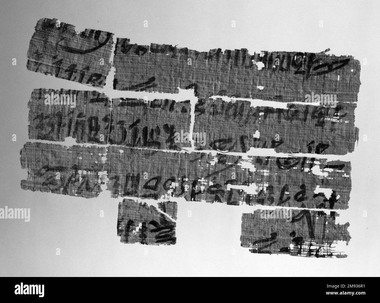 Hieratic papyrus Black and White Stock Photos & Images - Alamy